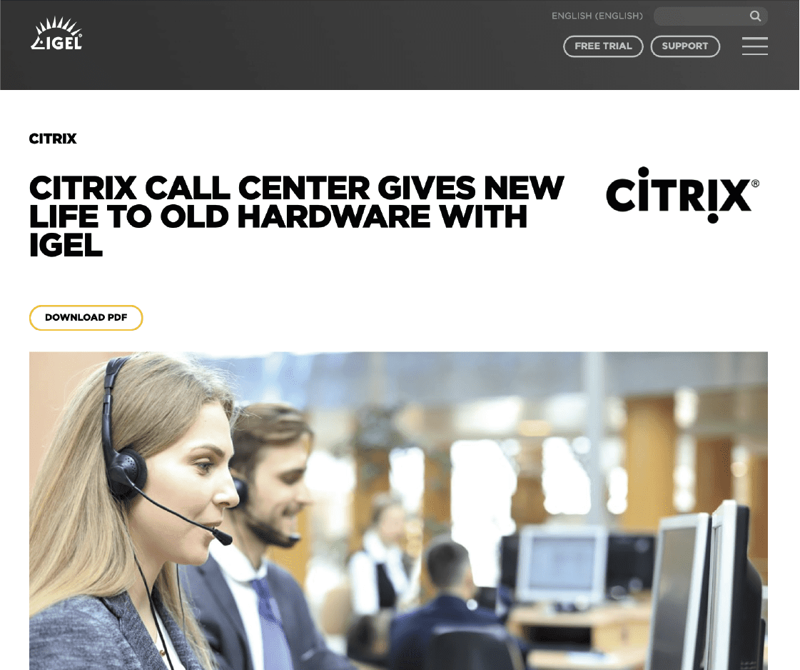 CITRIX - TECHNOLOGY PARTNER PAGE - Join the Revolution - IGEL